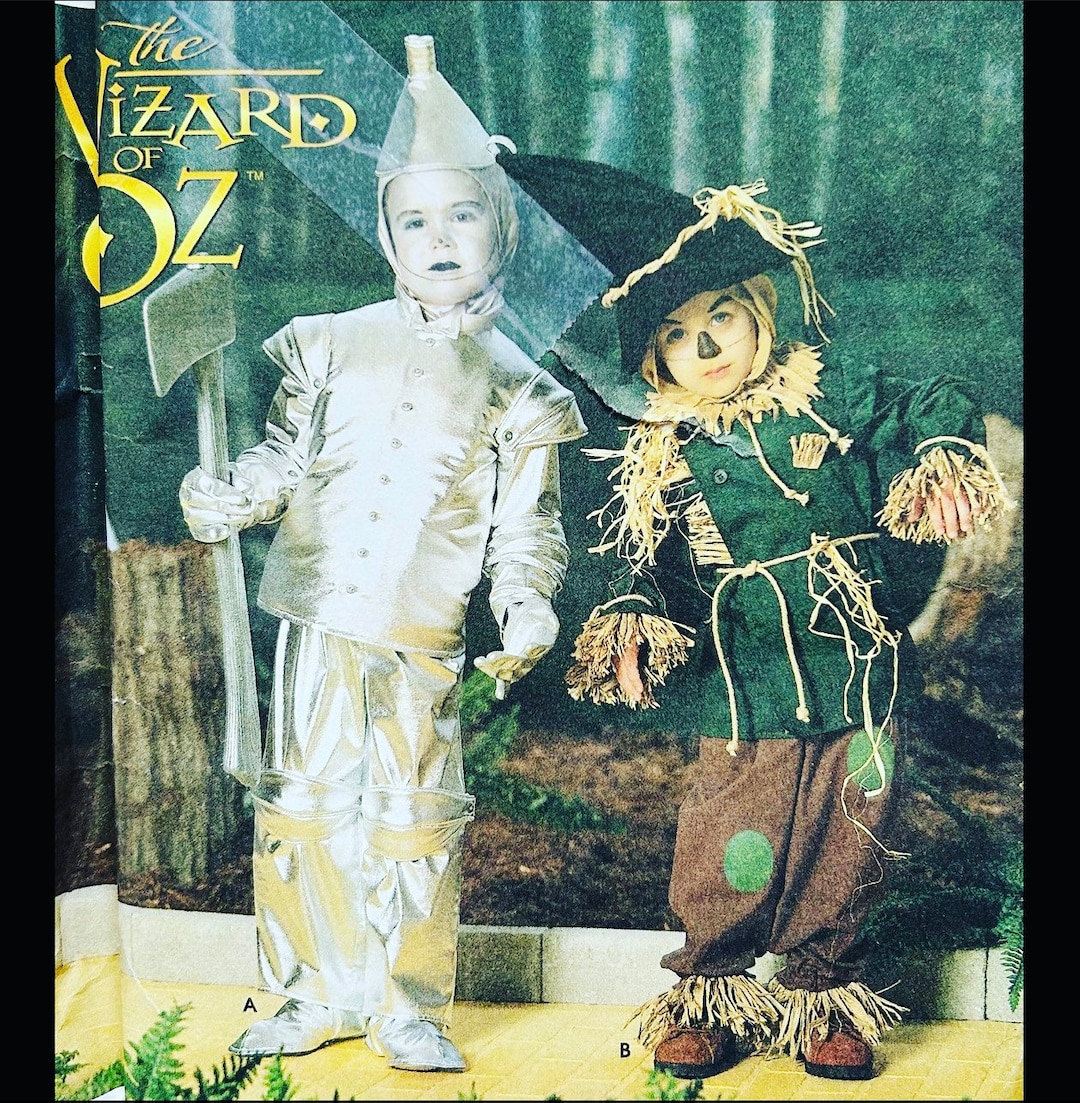 Tin Man, Costume Pattern, Wizard of Oz Pattern, Scarecrow Pattern ...