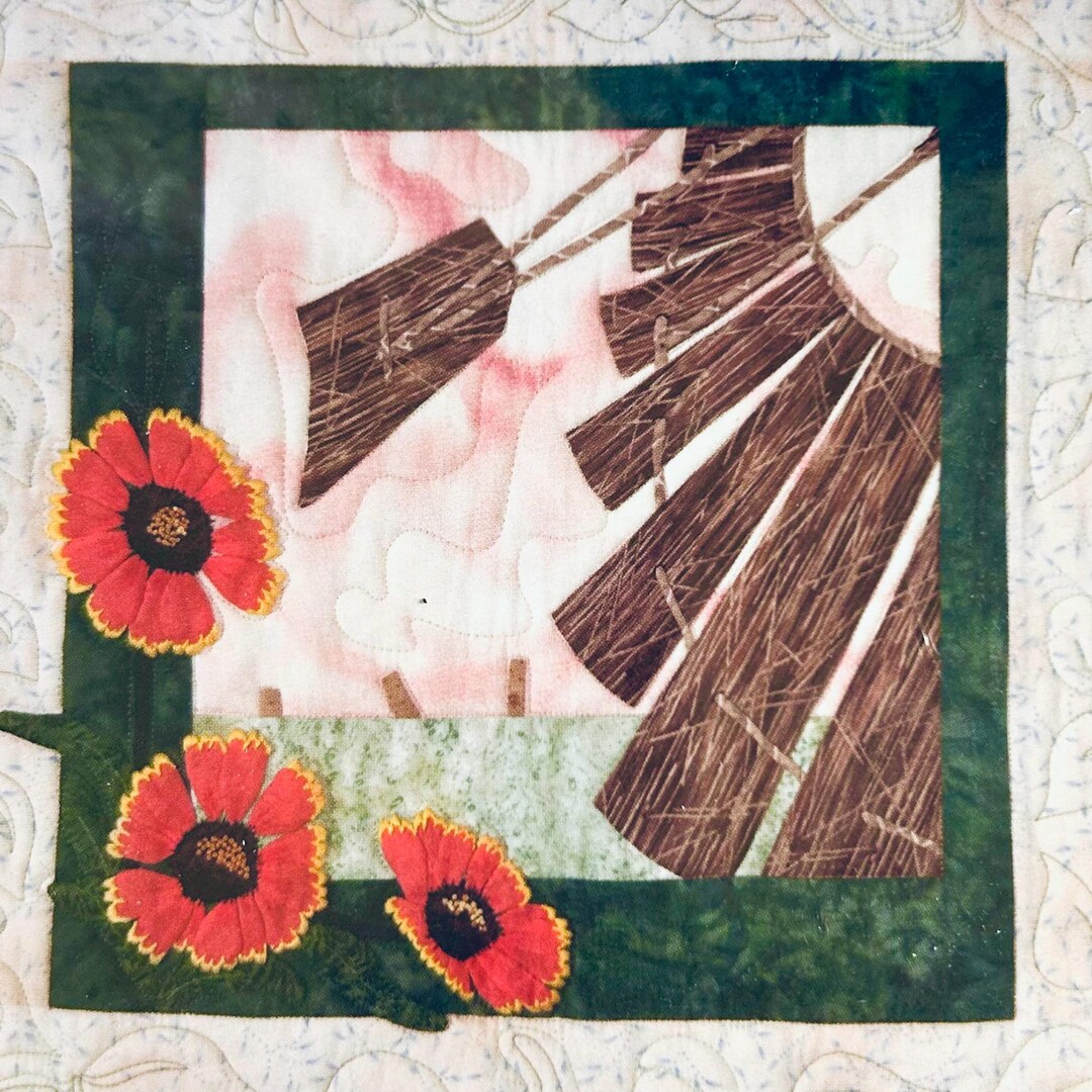 Texas Quilt Block of the Month Patterns, Texas Proud, Floral Quilt Kits ...