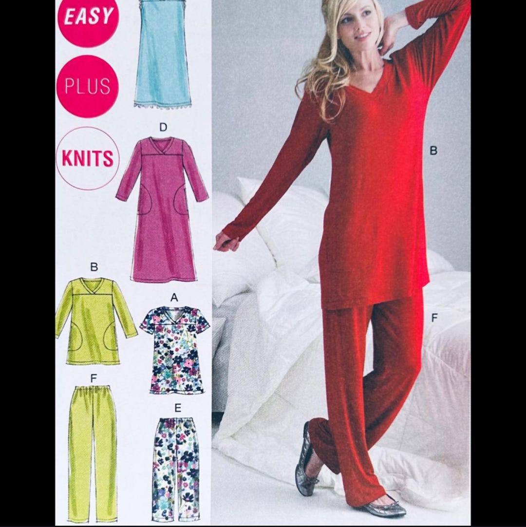 Mccalls 6474, Womens Pajamas Patterns, Long Nightgown Pattern, Pajama ...