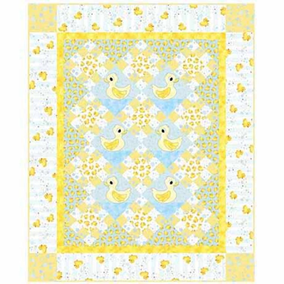 Baby Quilt Patterns, Duck Quilt Pattern, Nursery Decor, Pattern Nursery ...