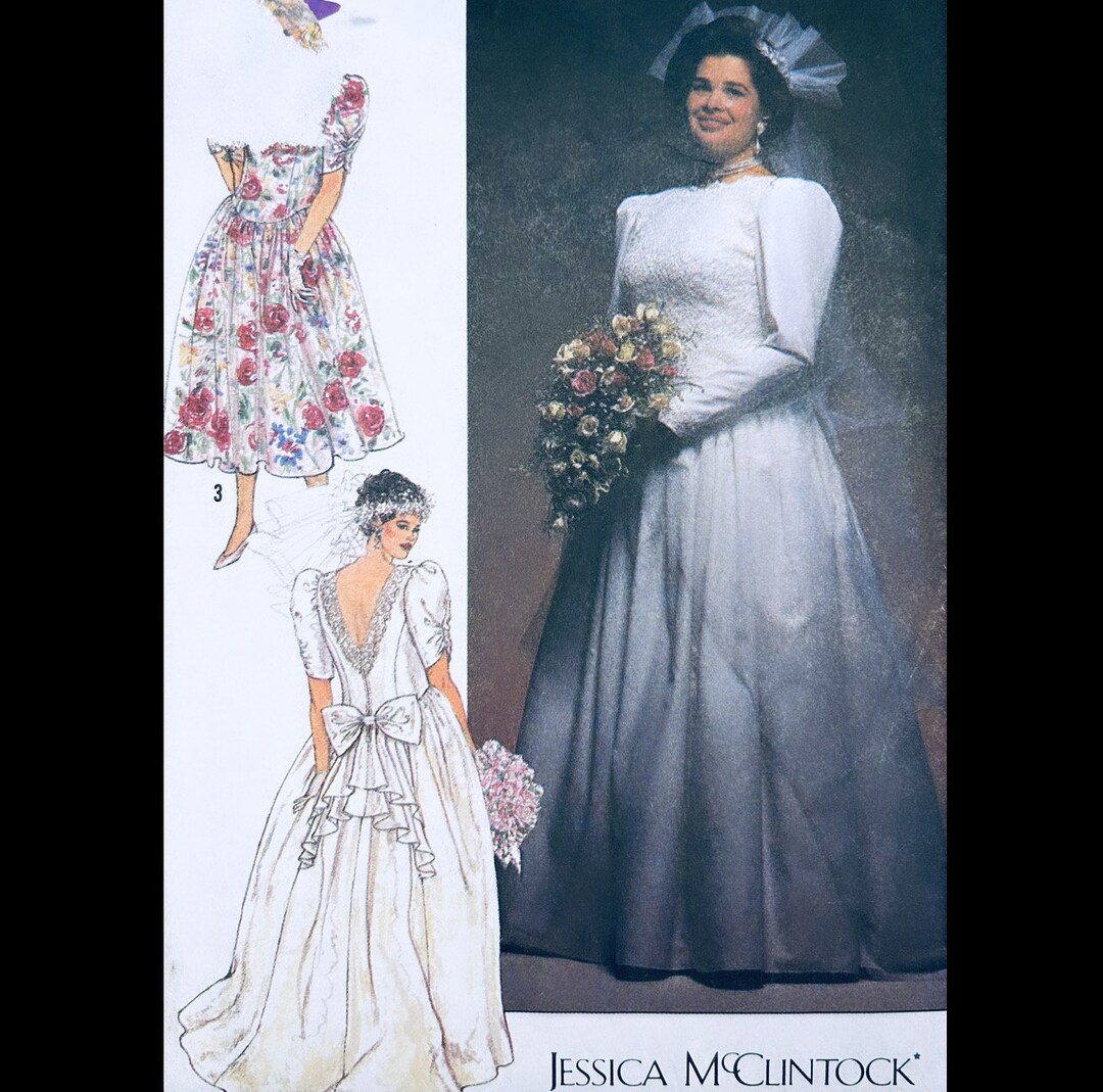 Simplicity 9674 44 46 Wedding Dress Pattern Modest Bridal - Etsy