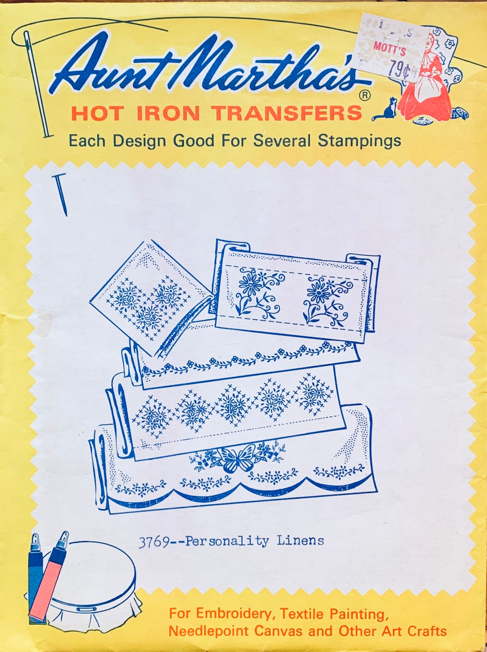 Aunt Martha Iron on Transfer Vintage Embroidery Transfers - Etsy