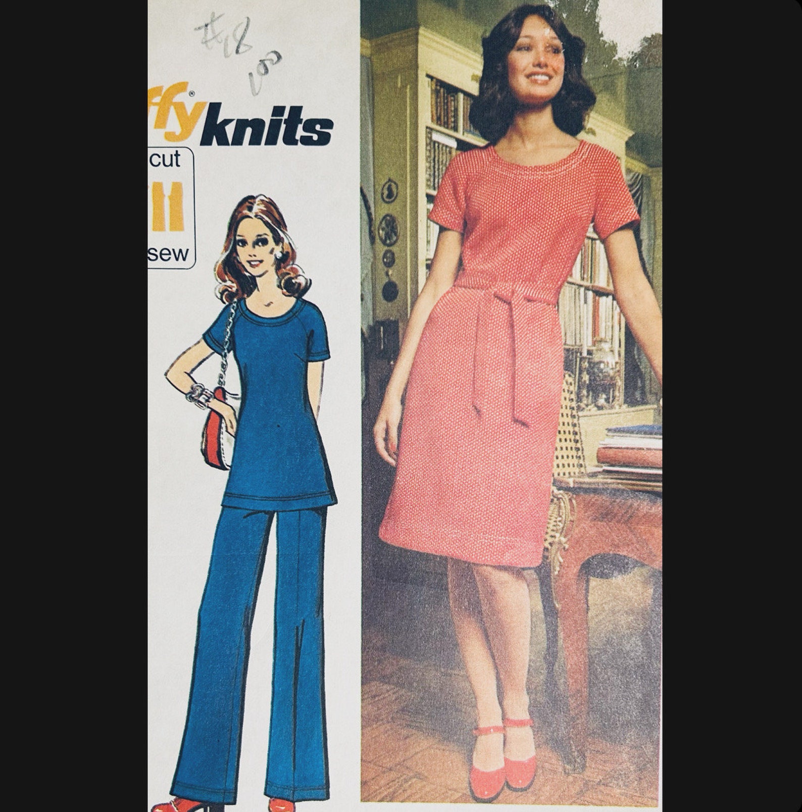 Simplicity 5556 XL, Pantsuit Pattern, Straight Leg Pants Pattern, Pant ...