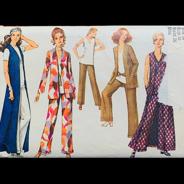 Pantsuit Pattern - Etsy