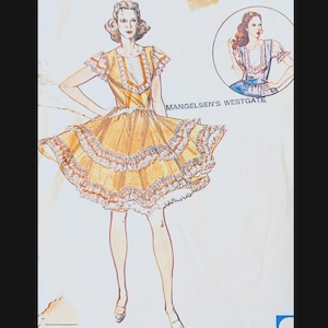 Authentic 316, Square Dance Dress Pattern, Western Dress Pattern ...
