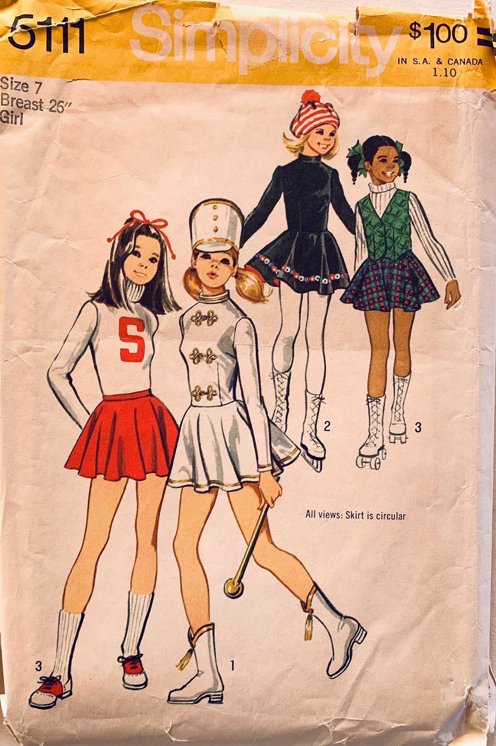 Cheerleader Uniform Sewing Pattern Costume Patterns for Kids - Etsy