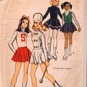 Cheerleader Uniform Sewing Pattern, Costume Patterns for Kids ...