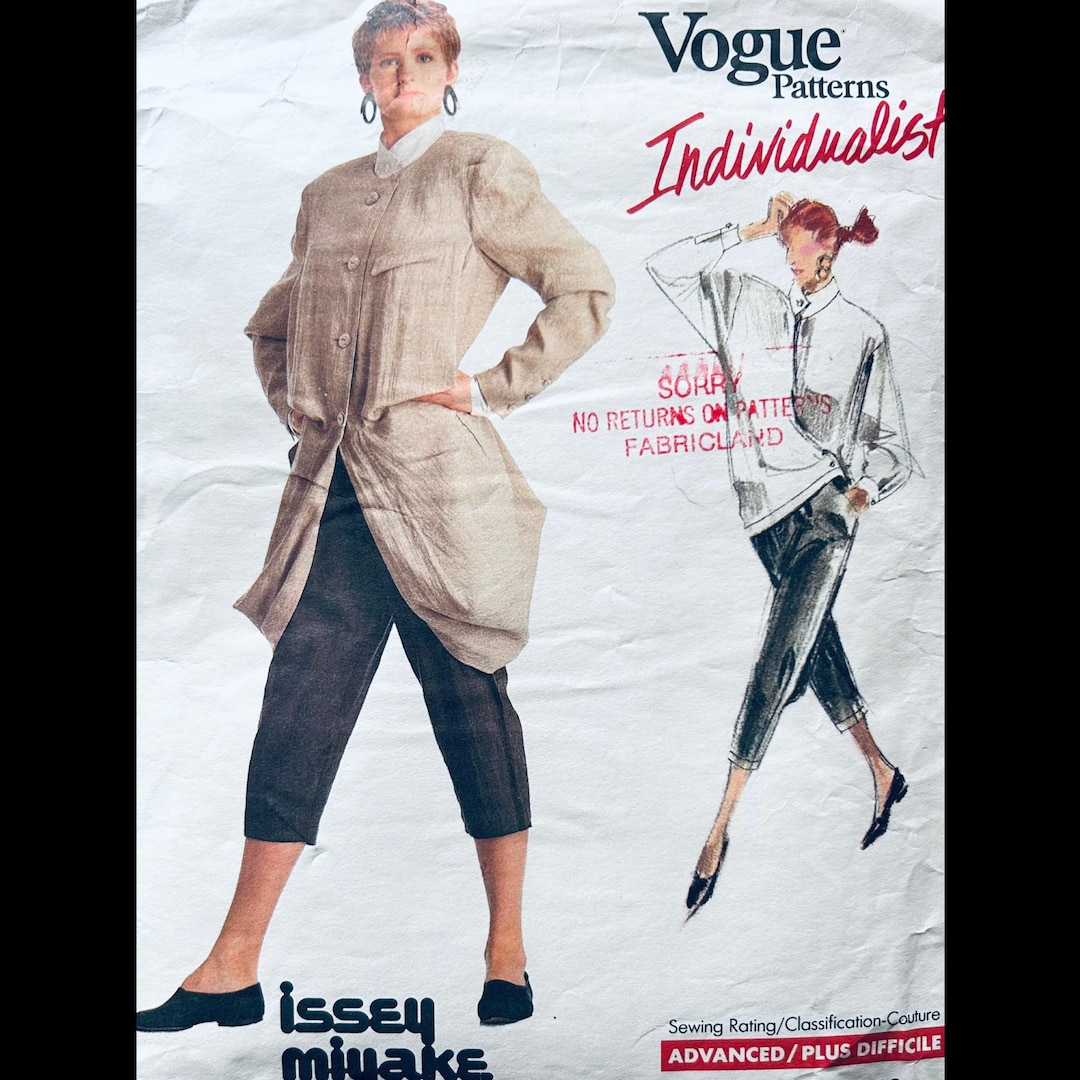 Vogue 2010 B36, Asymmetrical Top Pattern, Issey Miyake Patterns ...