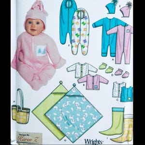 Simplicity 9849, Toddler Coat Pattern, Infant Hats Patterns, Vintage ...