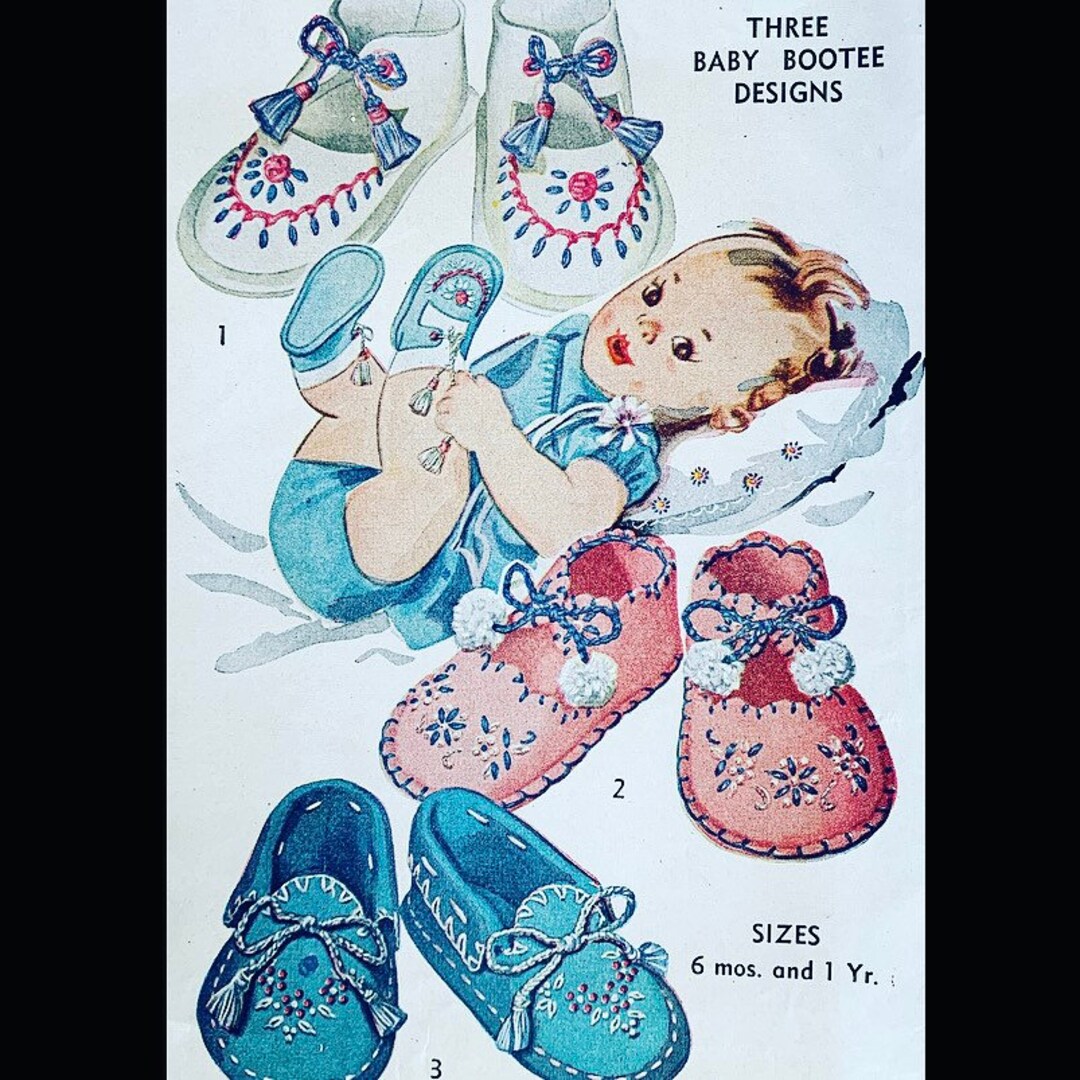 Baby Shoes Pattern, Baby Booties Pattern, Baby Shoes Sewing Pattern ...