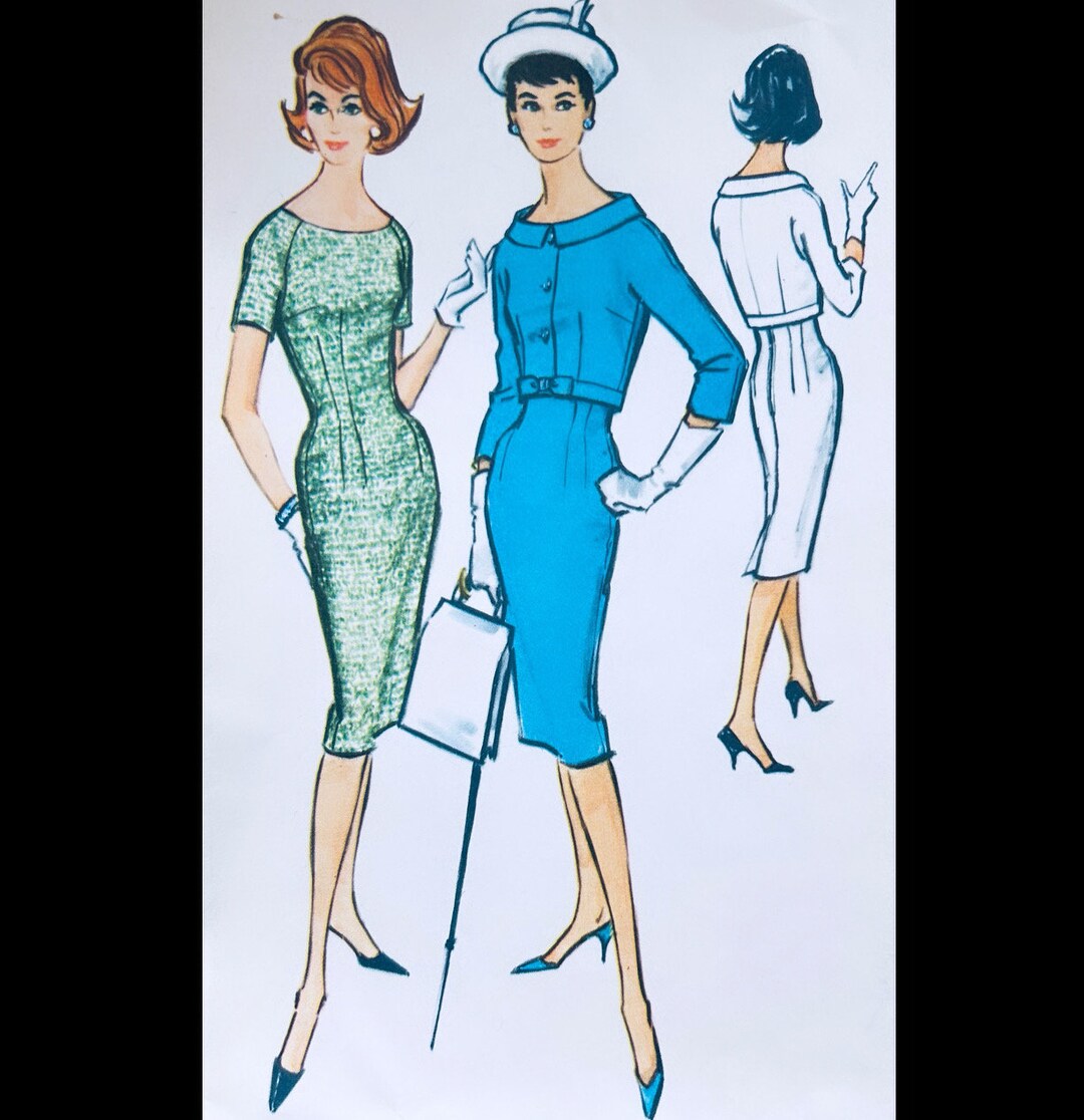 Mccalls 5067 B31, Sheath Dress Pattern, Cropped Bolero Pattern, Fitted ...