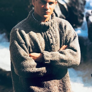 Knitting Pattern Books, Knitting Patterns, Knit Sweater Pattern, Mens ...