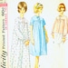 Simplicity 5193 B34, Cute Nightgown Sewing Pattern, Bed Jacket Pattern ...