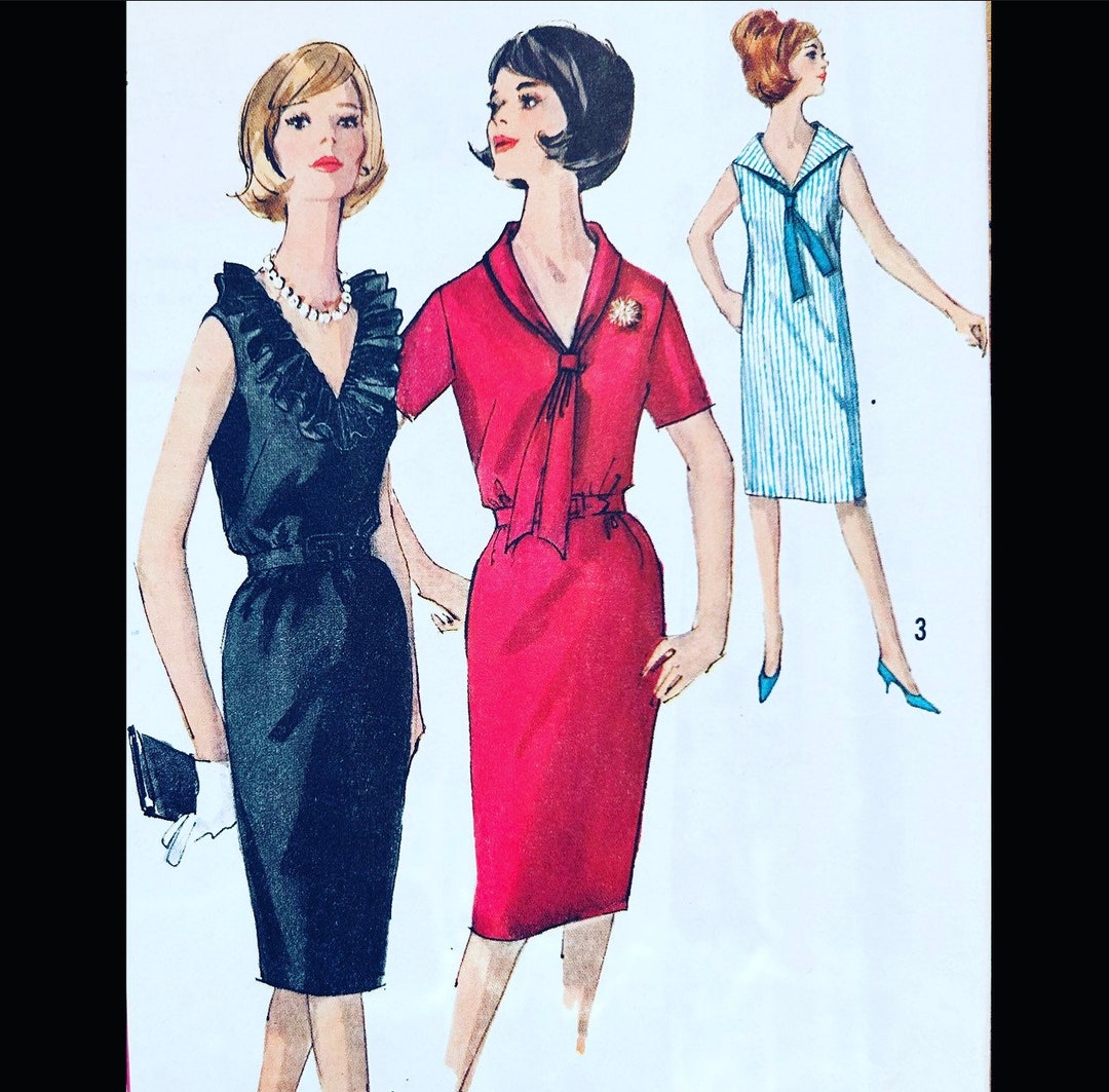 Simplicity 5513 B31, Sheath Dress Sewing Pattern, Cocktail Dress ...