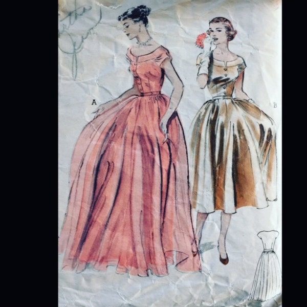 Evening Gown Pattern - Etsy