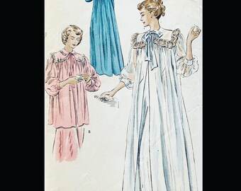 Vintage Robe Pattern - Etsy