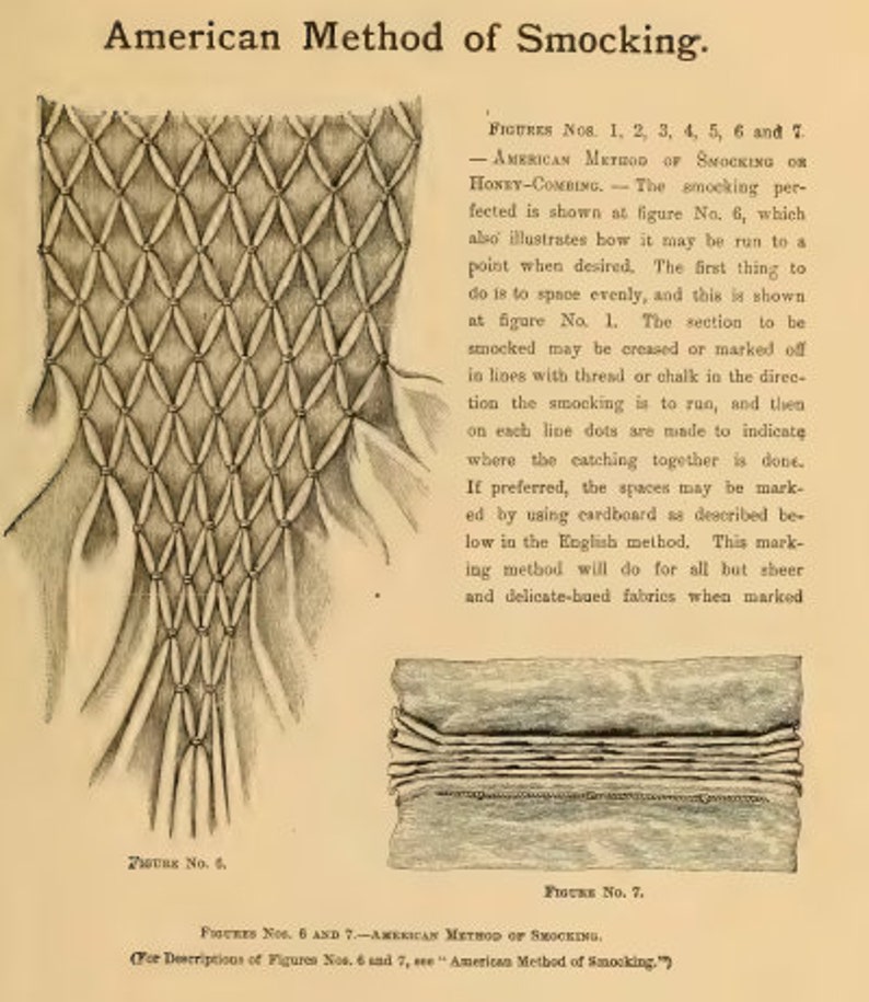 Learn to Do Smocking Smocked Embroidery Tutorial Vintage - Etsy