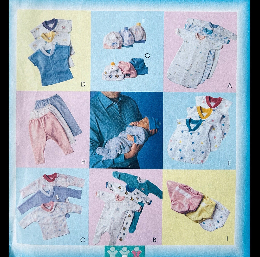 Baby Gown Pattern, Baby Nightgown Pattern, Infant Patterns, Vintage ...