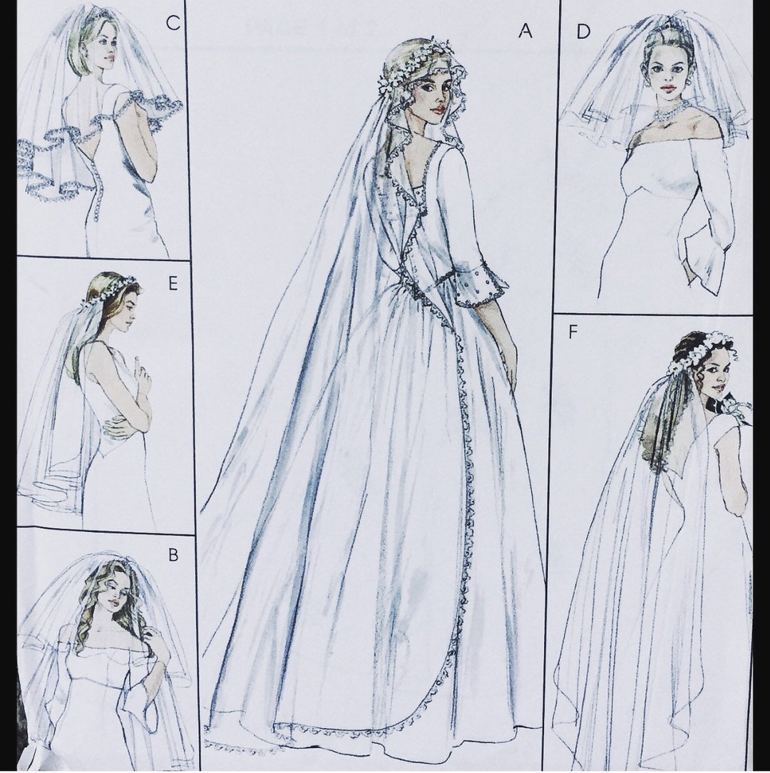 Bridal Wedding Millinery Cathedral Fingertip Halo Blusher Floral Veil ...