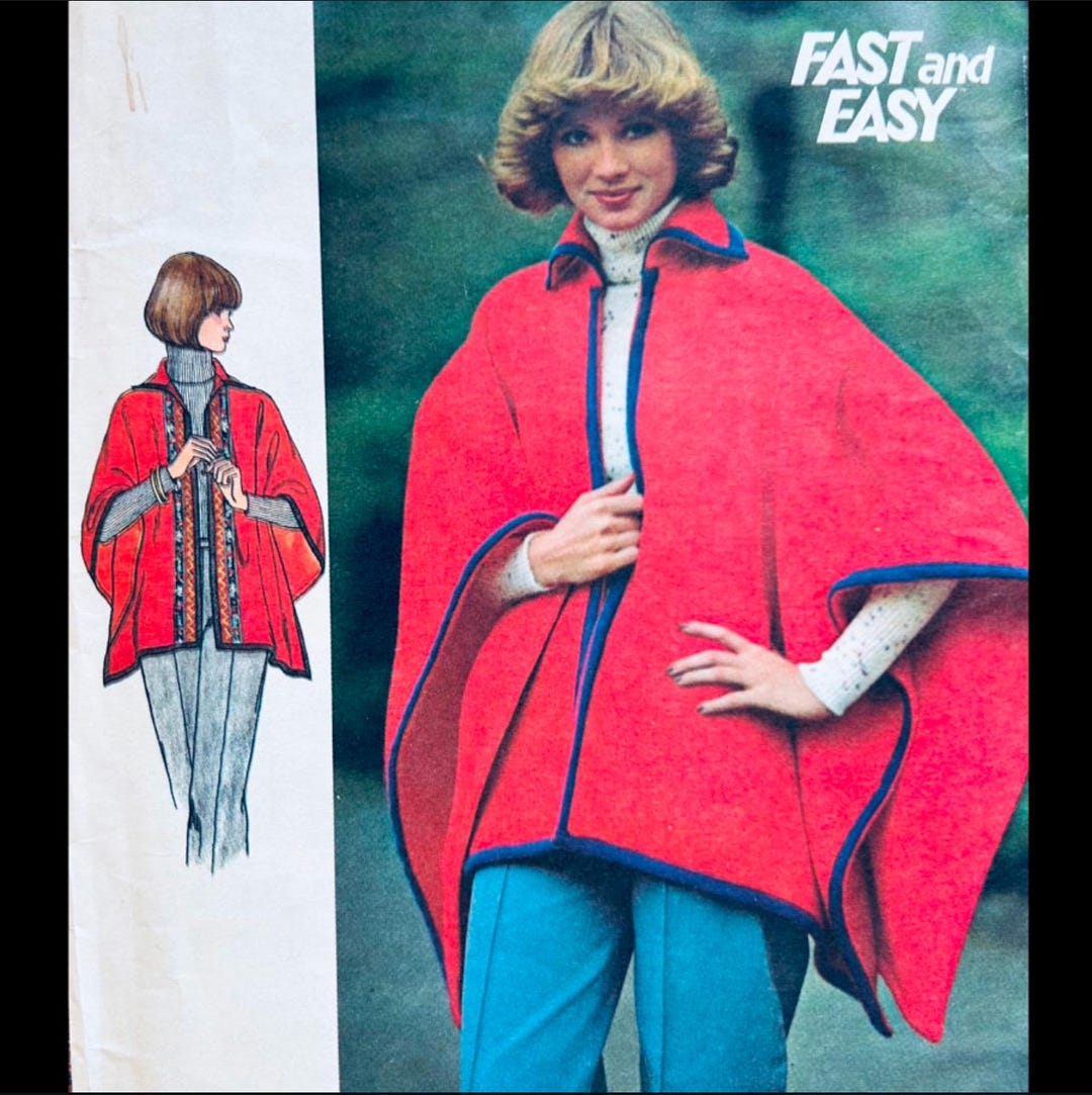 Butterick 4447 M, Batwing Coat Pattern, Easy Sewing Pattern, Learn to ...