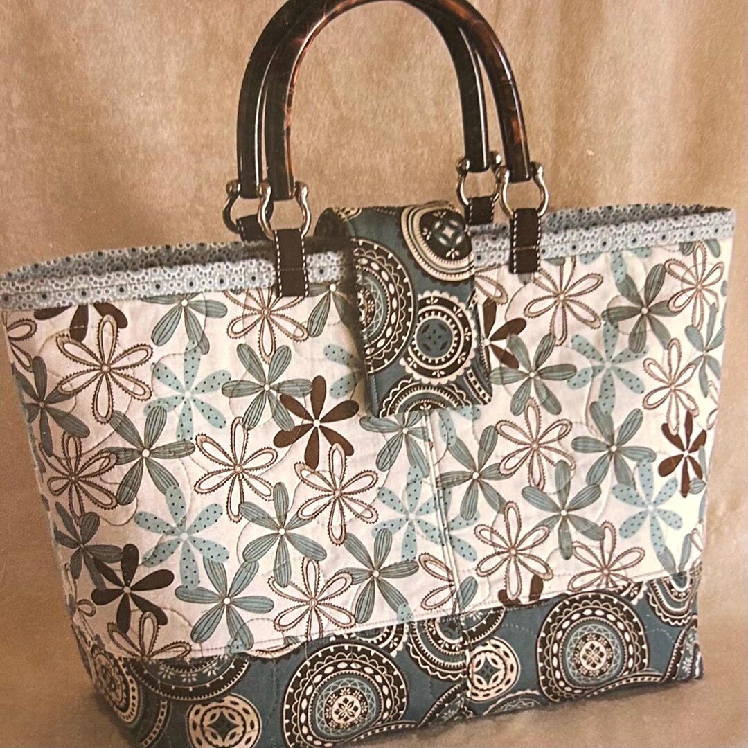 Cute Purse Sewing Pattern, Tote Bag Pattern, Top Handle Bag Purse ...