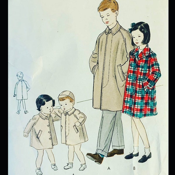 Toddler Coat Pattern - Etsy