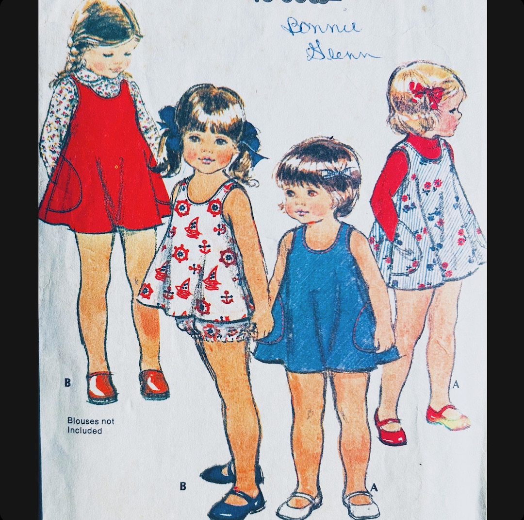 Mccalls 4956 2, Toddler Sundress Pattern, Bloomers Sewing Pattern ...