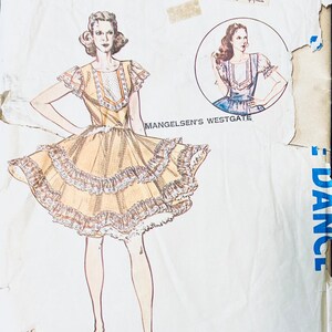 Authentic 316, Square Dance Dress Pattern, Western Dress Pattern ...