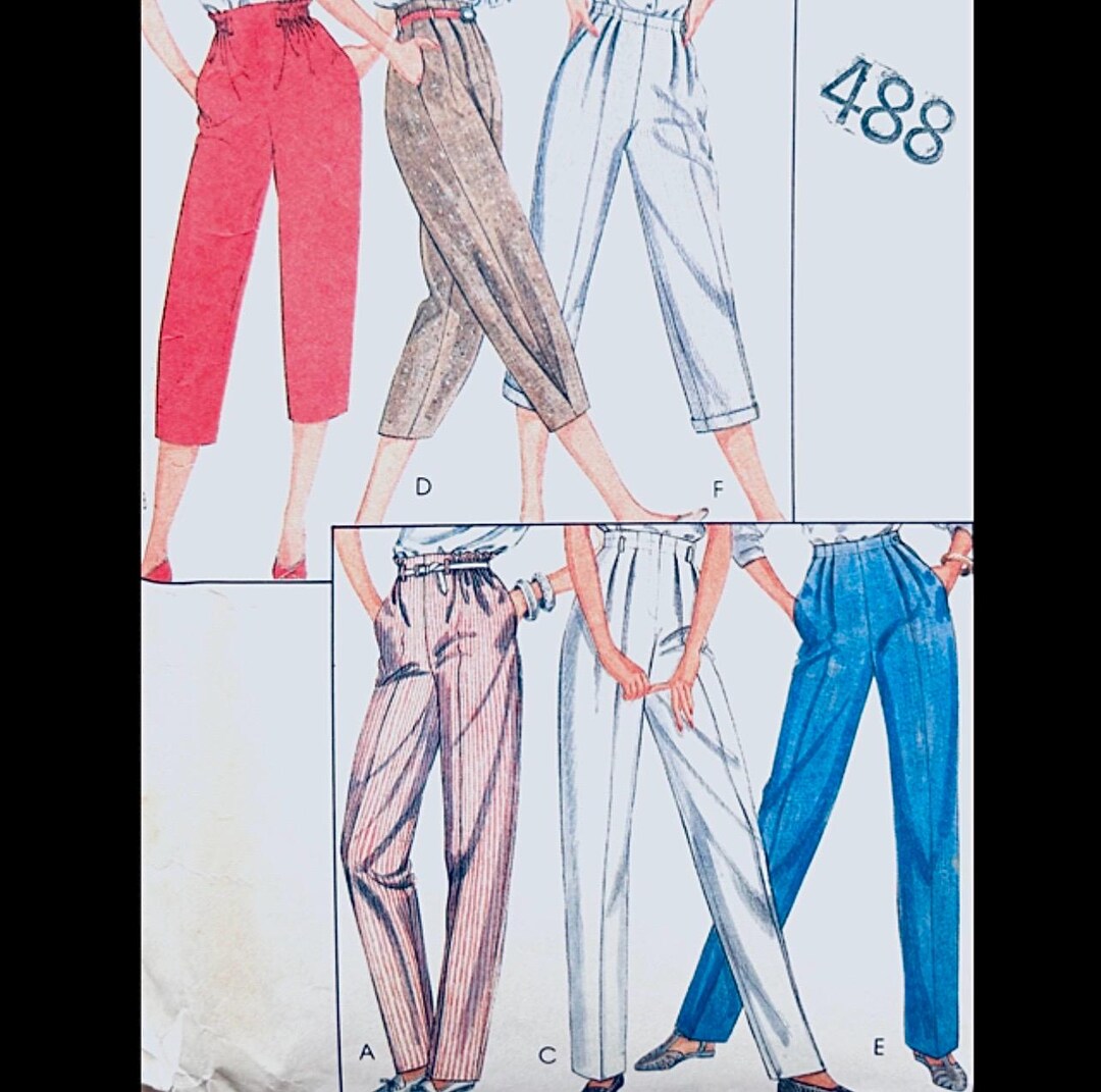 Mccalls 8471 W25, Tapered Pants Pattern, Capris Pants Pattern, Cropped ...