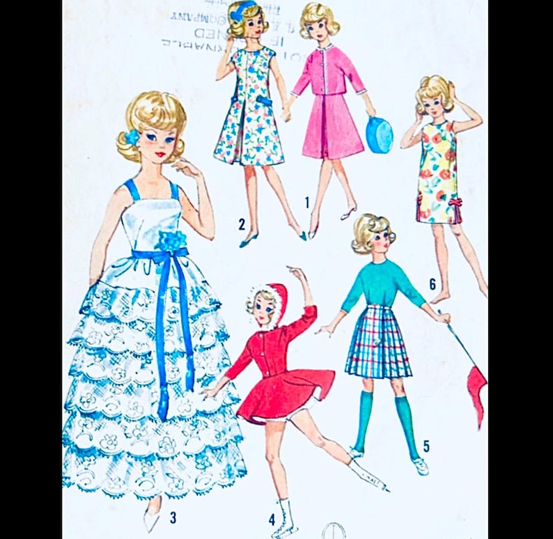 Simplicity 5214, 12 Inch Doll Clothes Sewing Pattern, Tammy Doll ...