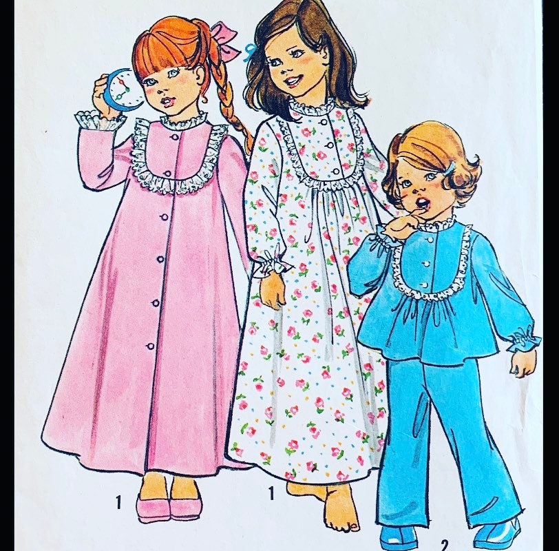 Pajamas Pattern Girls Pajama Pattern Pajama Set Pattern - Etsy