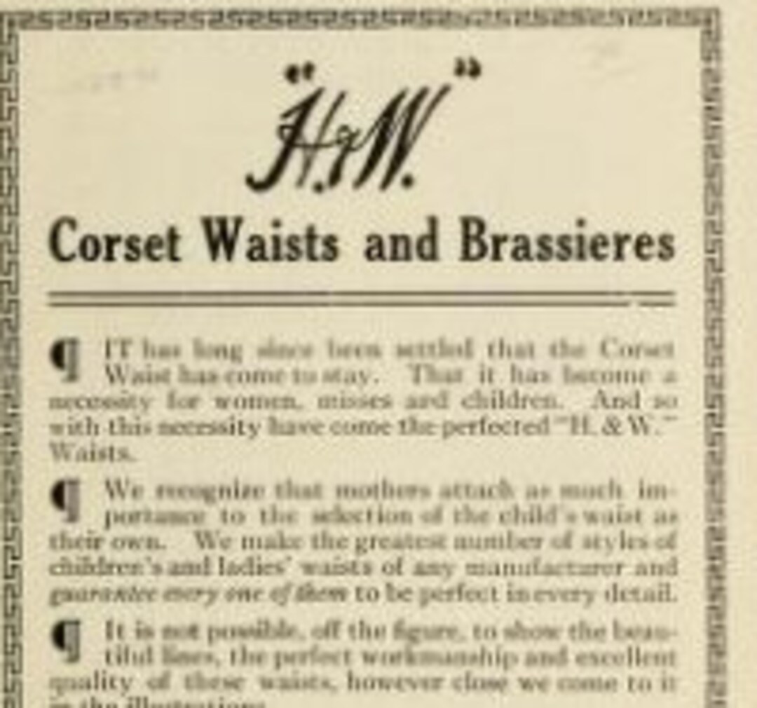Edwardian Corset Catalog Fashion History Historical Reference 1914 ...