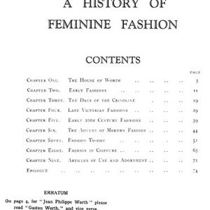 Fashion History, Reference Book, Downloadable PDF, House of Worth ...