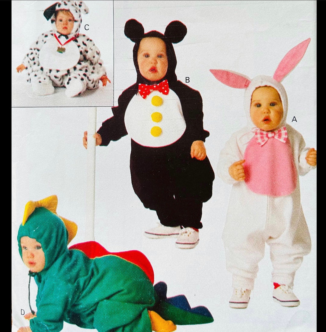Butterick 3050, Dinosaur Costume Pattern, Baby Costume Pattern ...