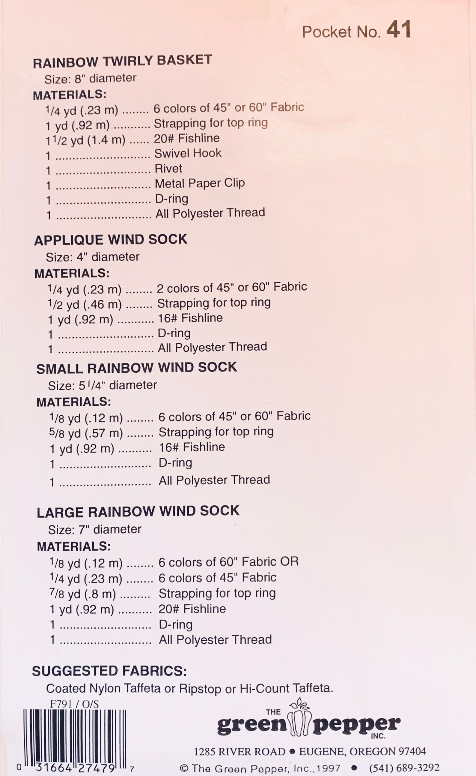 Green Pepper F791 Green Pepper Patterns Wind Sock Outdoor - Etsy