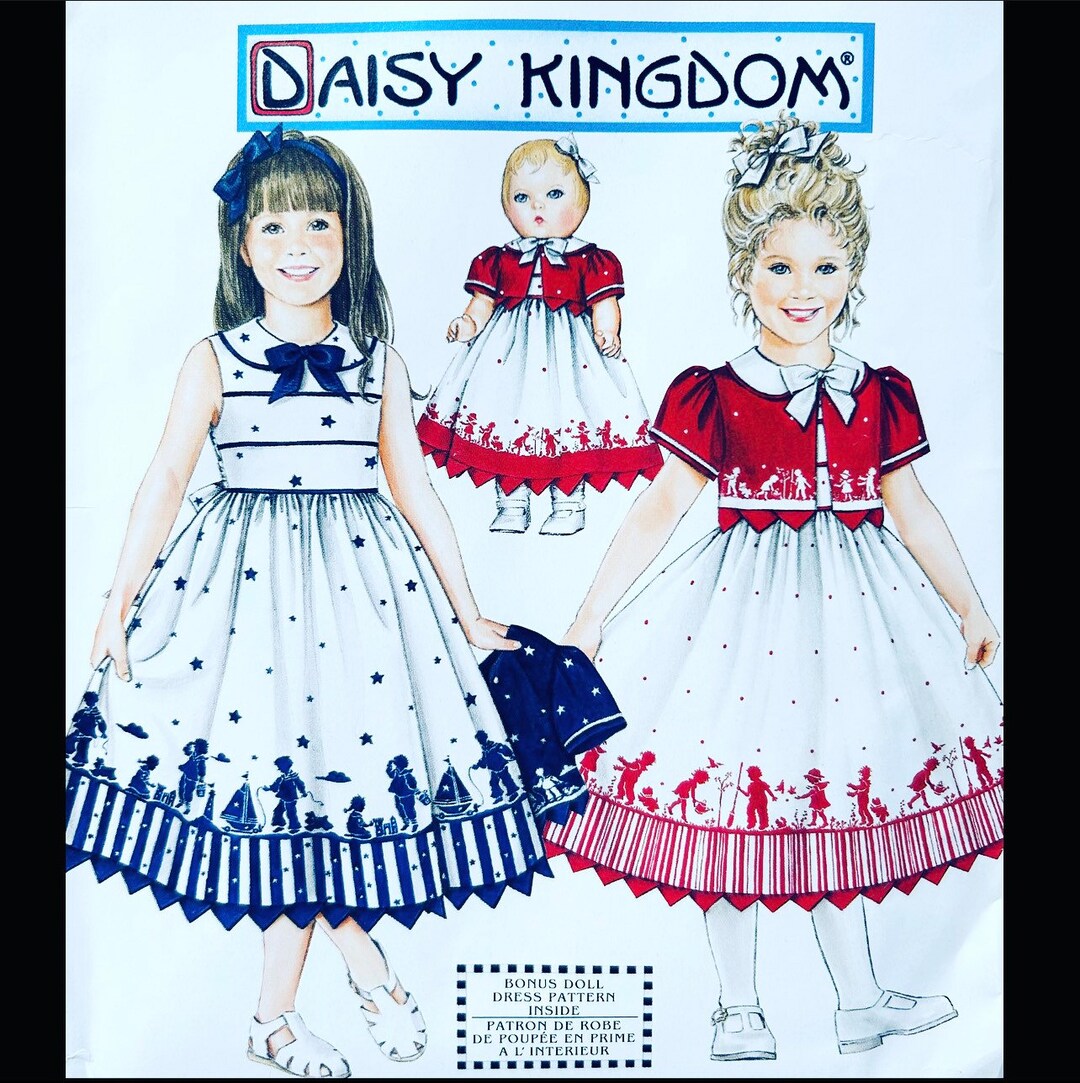 Simplicity 0606, Girls Summer Dress Sewing Pattern, Daisy Kingdom ...