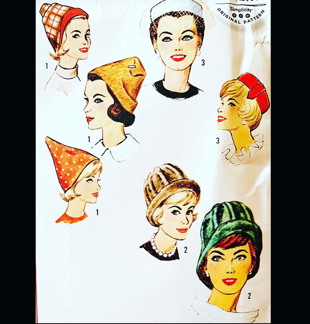 Vintage Hat Pattern, Hat Patterns Sewing, Hat Patterns Women, Patterns ...