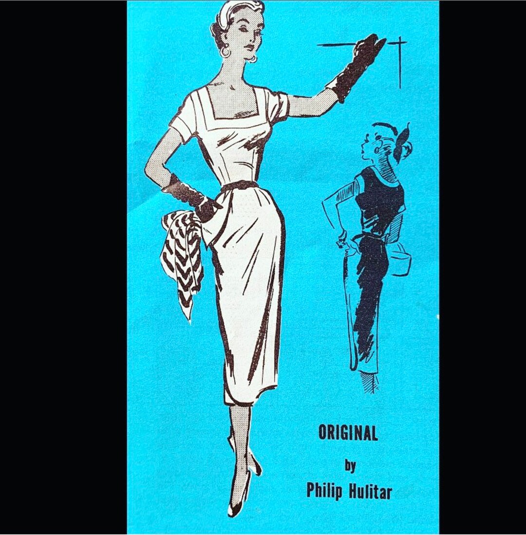 Cocktail Dress Sewing Pattern, Wiggle Dress Pattern, Designer Patterns ...