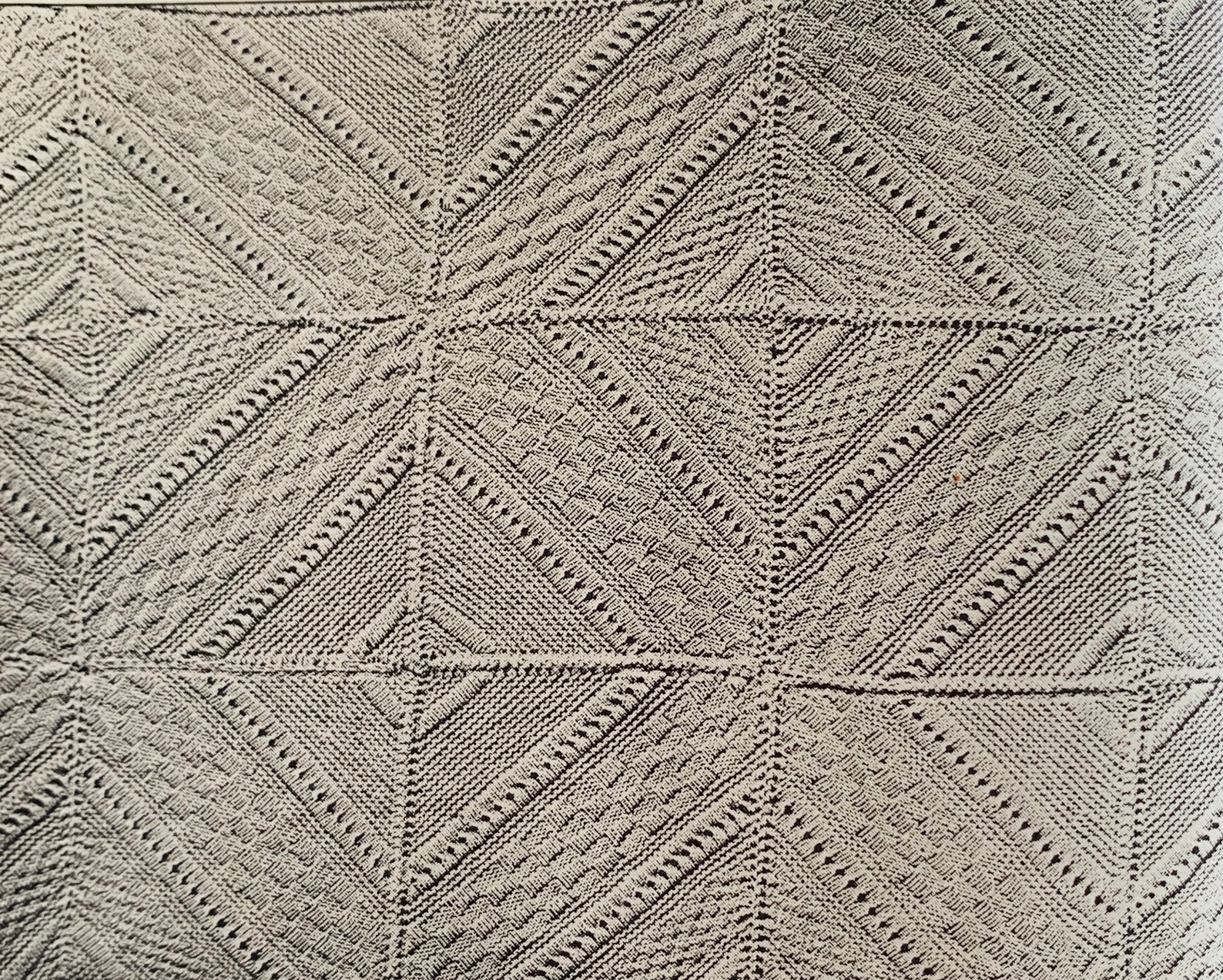 Bedspread Knitting Pattern, Colonial Knitting Pattern, Vintage Knit ...