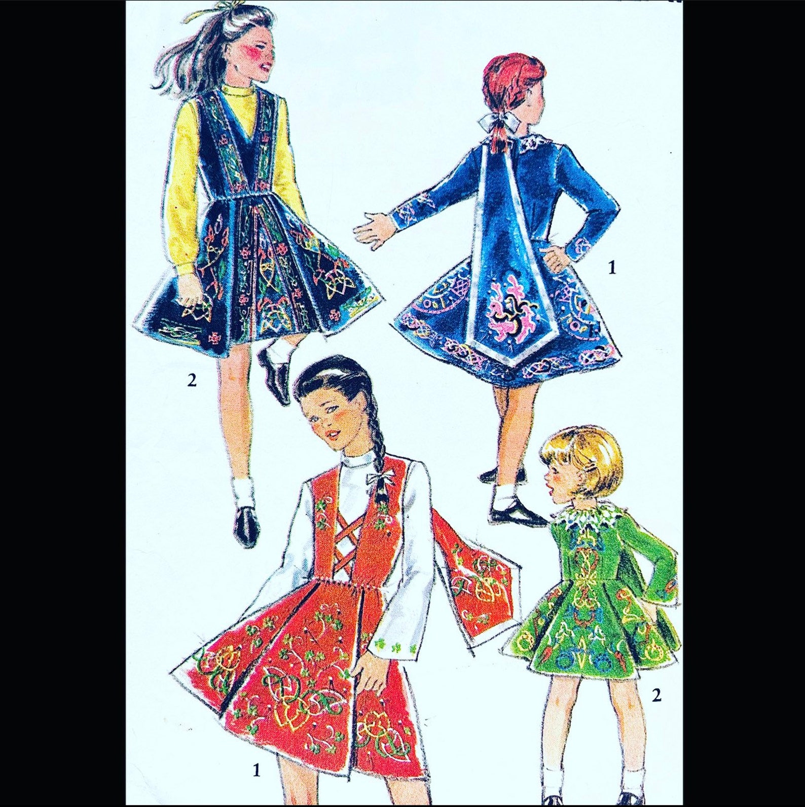 Danceworld Pattern Irish Dance Dress Pattern Ireland Dress - Etsy
