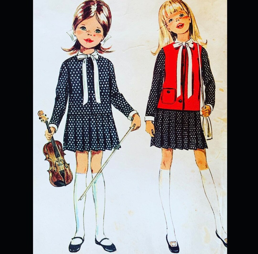 Mccalls 2100 6, Drop Waist Dress Pattern, Girls Dress Patterns, Girls ...