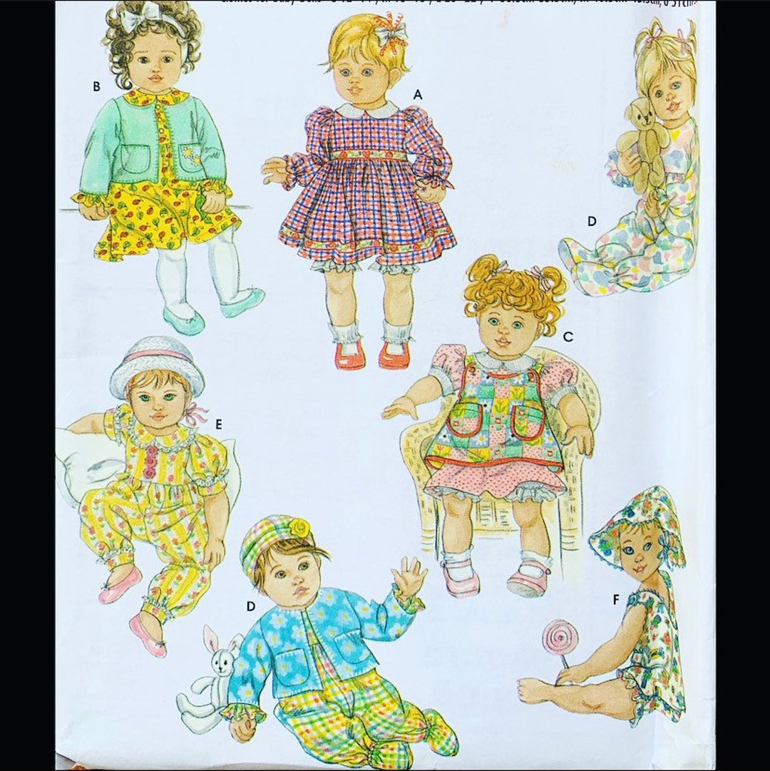 Simplicity 5415, 18 Inch Doll Clothes Pattern, Doll Romper Pattern ...
