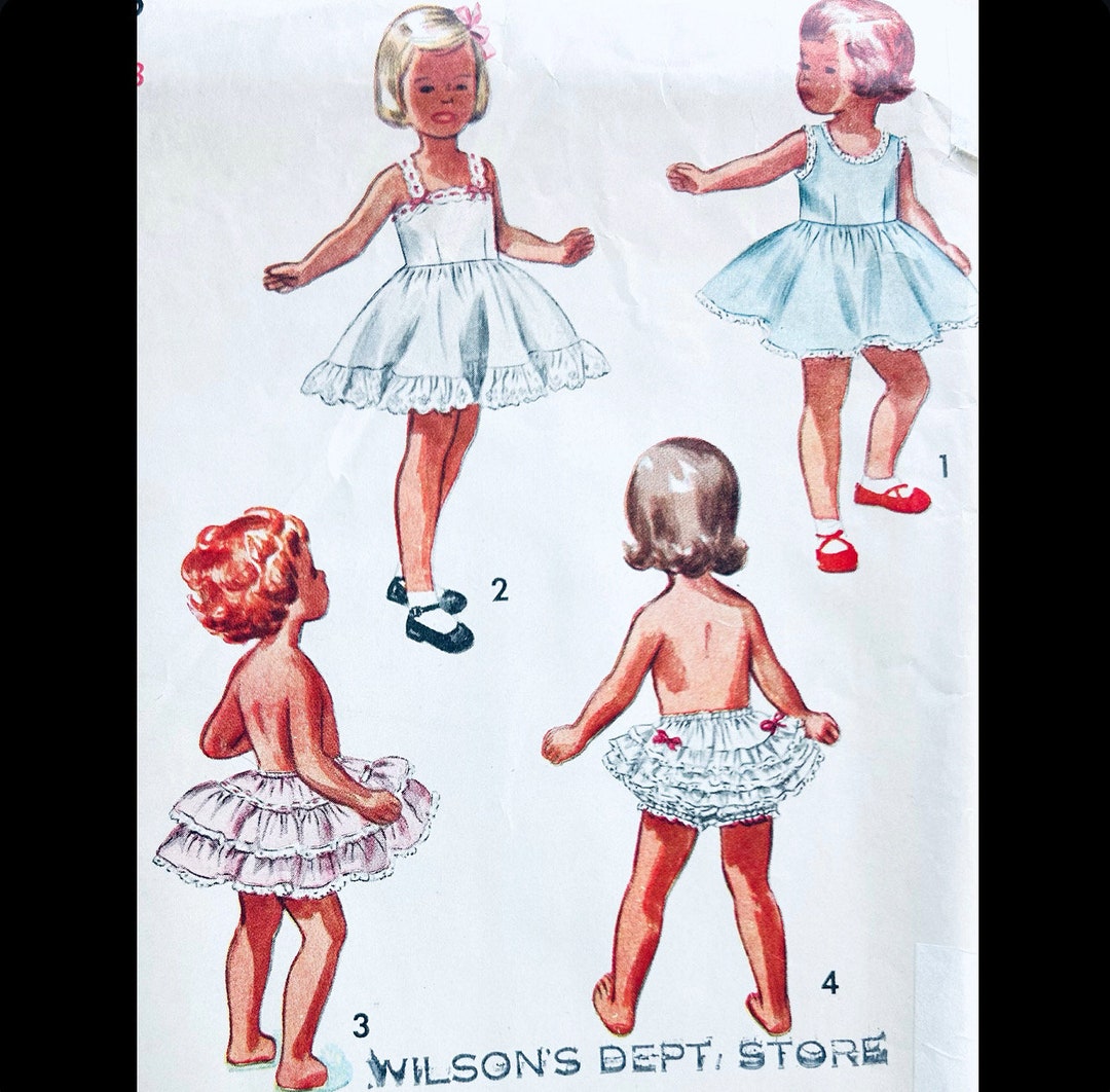 Simplicity 3296 3, Girls Petticoat Pattern, Girl Slip Sewing Pattern ...