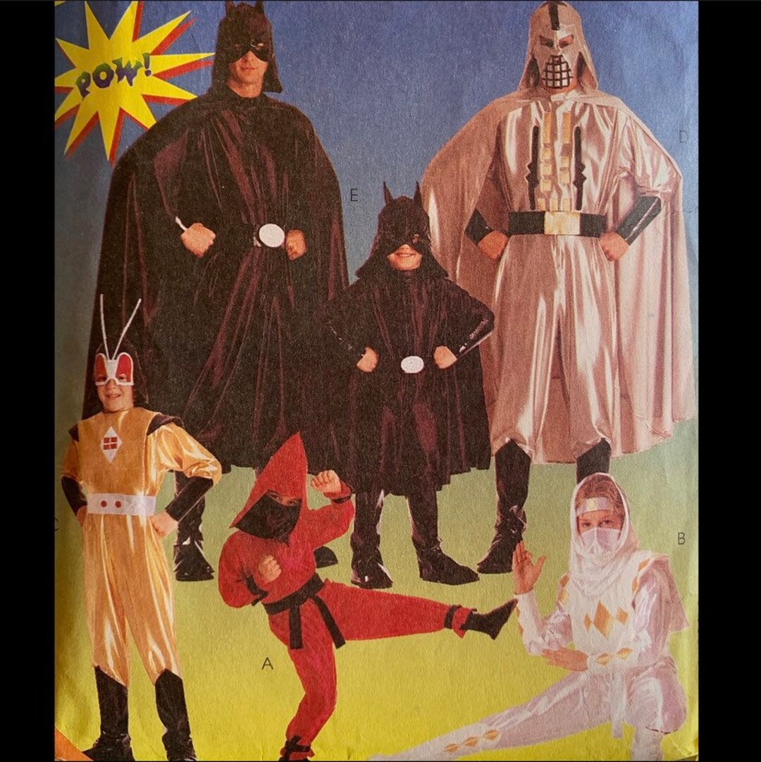 Superhero Costume Pattern, Halloween Costume Sewing Pattern, Costumes ...