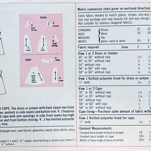 Simplicity 6826 6, Girls Cape Pattern, Vintage Girls Dress Pattern ...