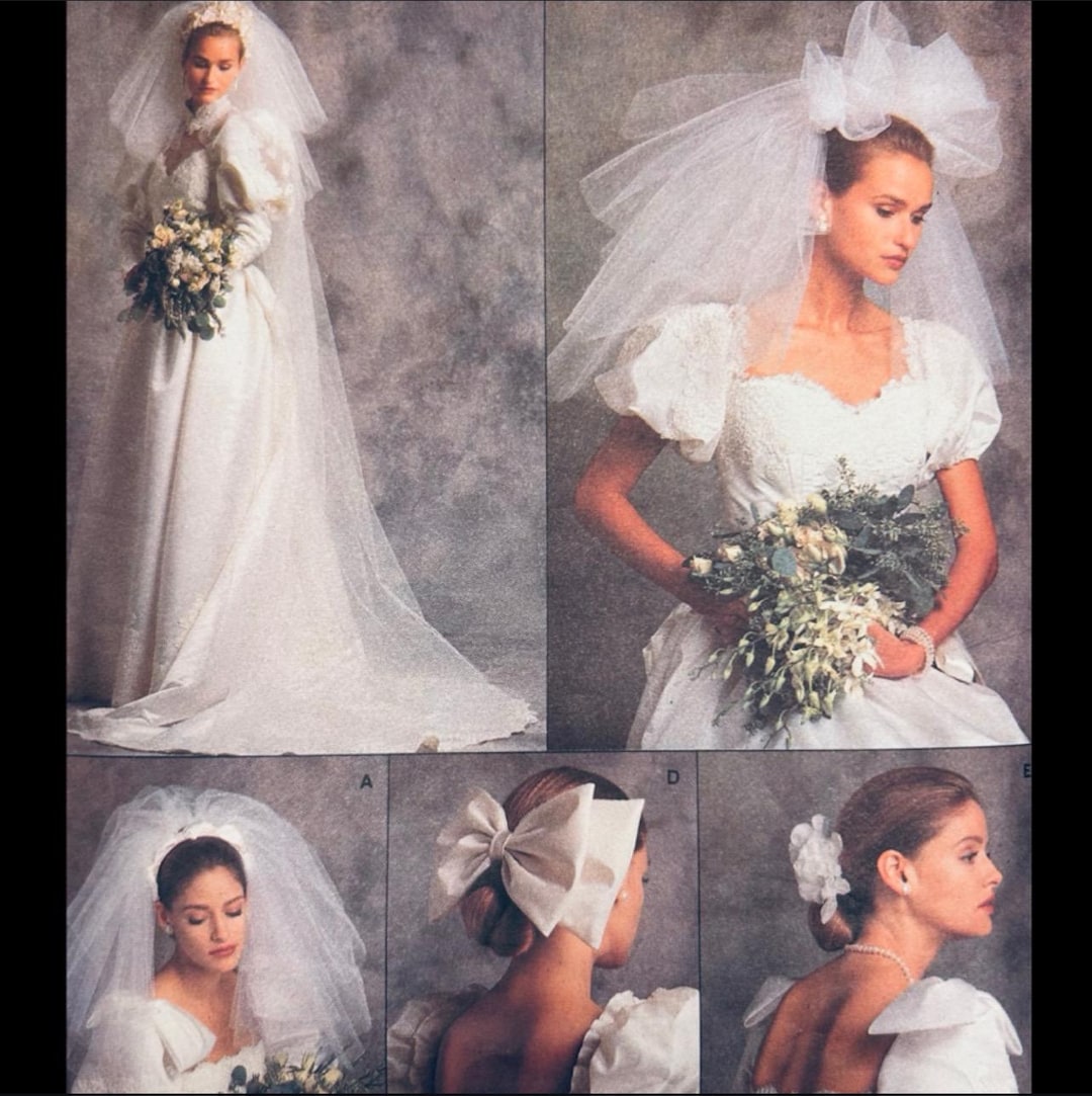 Vogue 2197, Wedding Veil Pattern, Patterns for Wedding, Bridal Veil ...