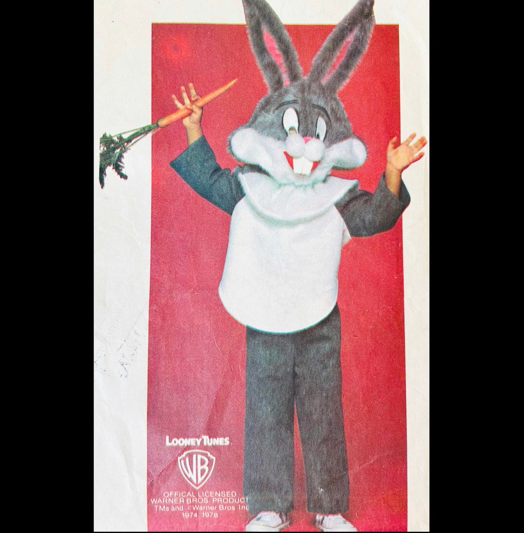 Butterick 6348, Bugs Bunny Costume Pattern, Halloween Costume Pattern ...