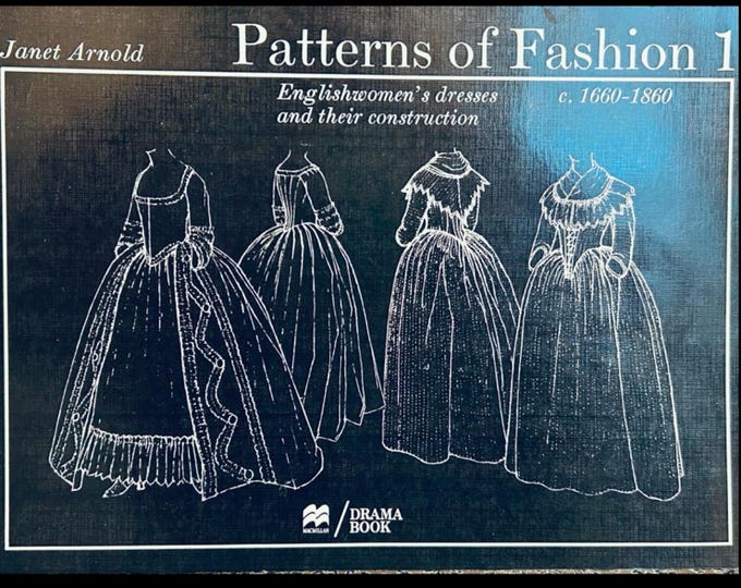Patterns of Fashion 1, Fashion History Book, Historical Dress Pattern ...