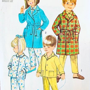 Simplicity 8291 3, Kids Pajama Pattern, Toddler Robe Pattern, Toddlers ...