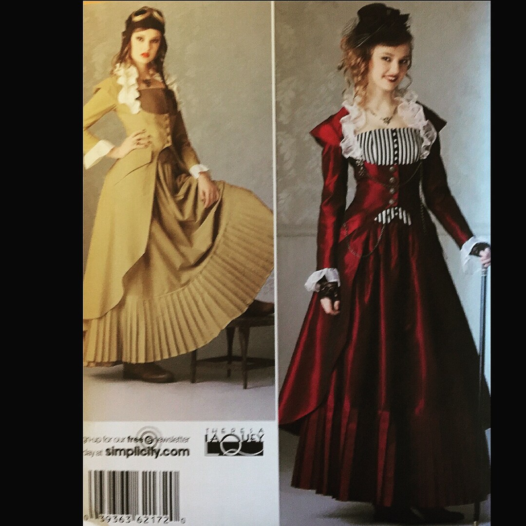 Simplicity 2172 XL XXL Steampunk Dress Plus Size Pattern - Etsy